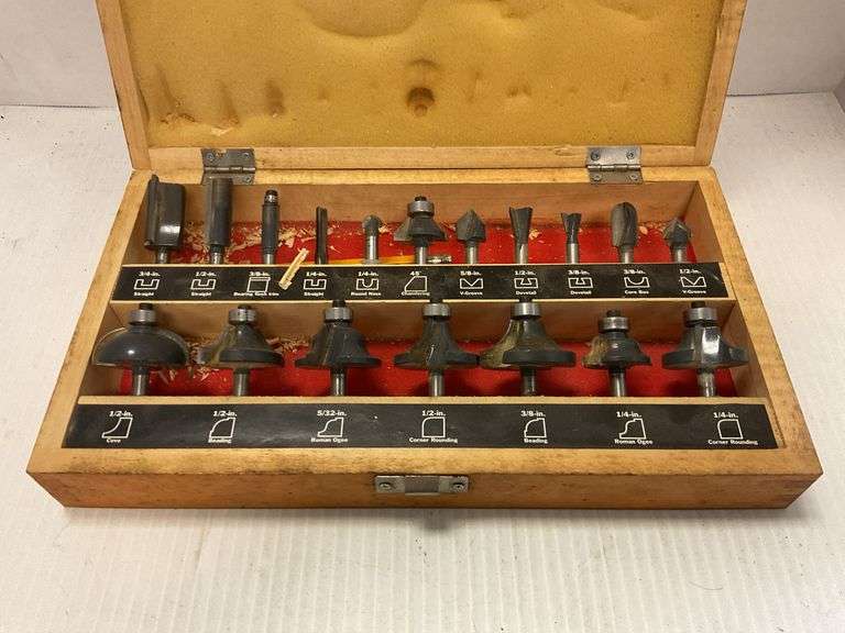 Craftsman router bit set - Hurley Real Estate & Auctions