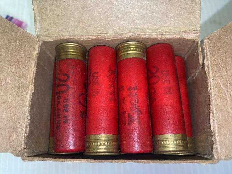 Partial box of Western 20 gauge 2-3/4" 6 shot - Hurley Real Estate ...