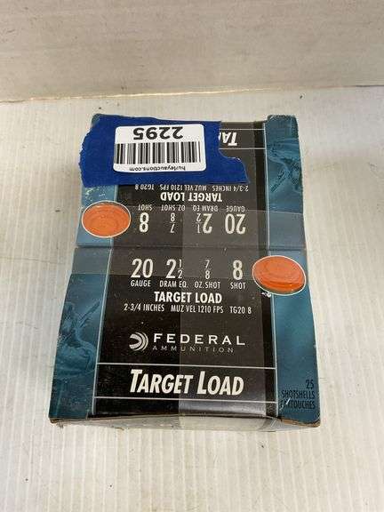 Box of Federal 20 gauge target load, by the piece, take 2 - Hurley Real ...