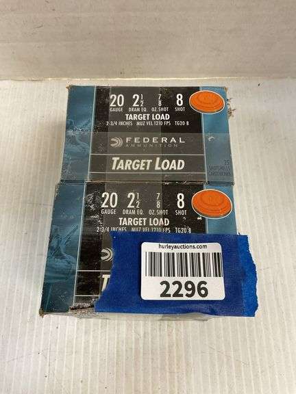 Box of Federal 20 gauge target load, by the piece, take 2 - Hurley Real ...