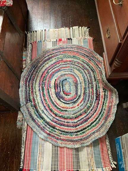 Lot of rag rugs - Hurley Real Estate & Auctions