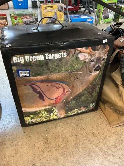 Big green archery target - Hurley Real Estate & Auctions