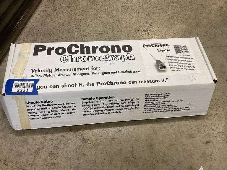 ProChrono digital chronograph - Hurley Real Estate & Auctions