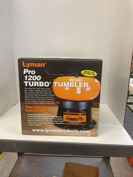 NEW Lyman Pro 1200 turbo tumbler - Hurley Real Estate & Auctions