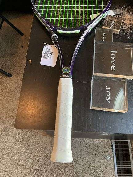 Wimbledon tennis racket - Hurley Real Estate & Auctions