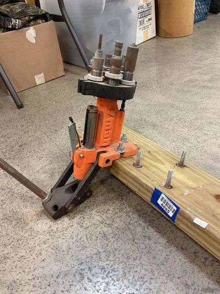 Reloading Supplies. Lyman reloading press with dies, reloading powder ...