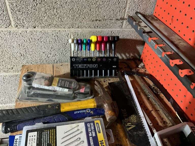 Hammer, hex keys, cotter pins, misc - Hurley Real Estate & Auctions