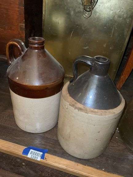 Two stoneware Two-toned jugs, inspection suggested - Hurley Real Estate ...