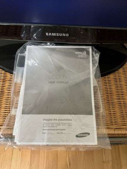 22 in Samsung LCD TV LN22B460B2D - Hurley Real Estate & Auctions
