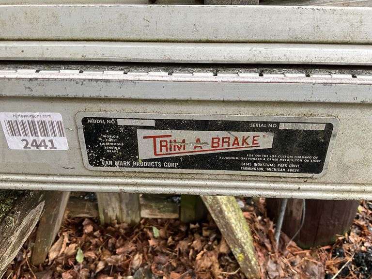Van Mark Products Trim A Brake model 1050 - Hurley Real Estate & Auctions