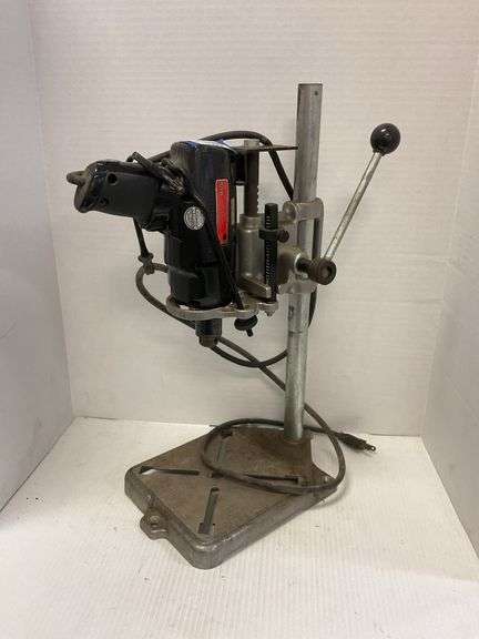 Craftsman 1/4" electric drill w/ stand - Hurley Real Estate & Auctions