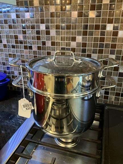 All-Clad steamer pan w/ lid - Hurley Real Estate & Auctions