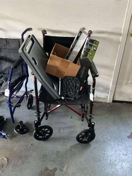 Transport Chair, Walker kit, two Walker trays, Walker wheels - Hurley ...