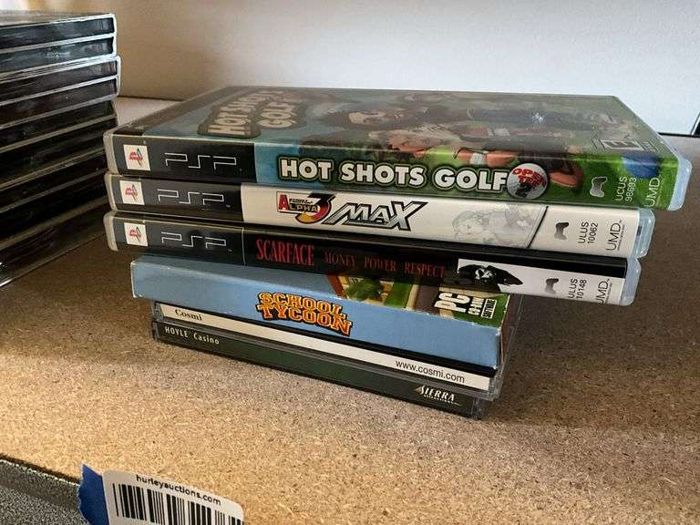 PSP, PC-CD game lot - Hurley Real Estate & Auctions