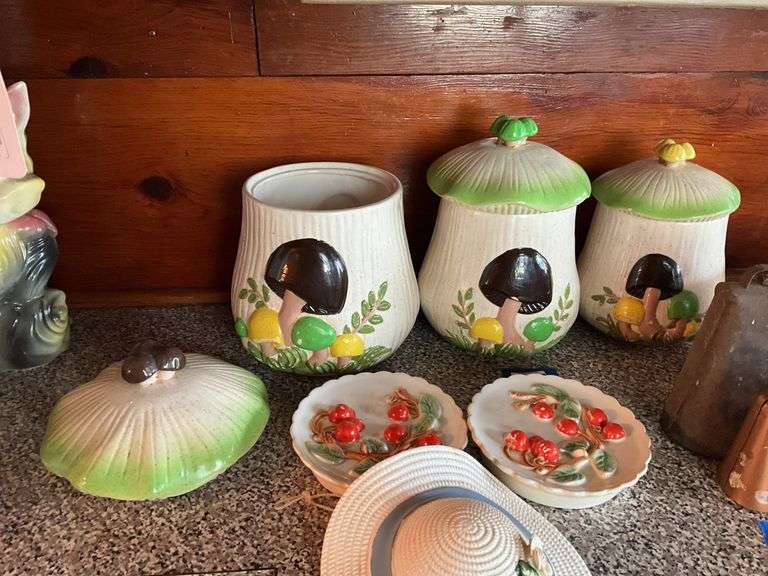 3-Pc ceramic canister set - Hurley Real Estate & Auctions