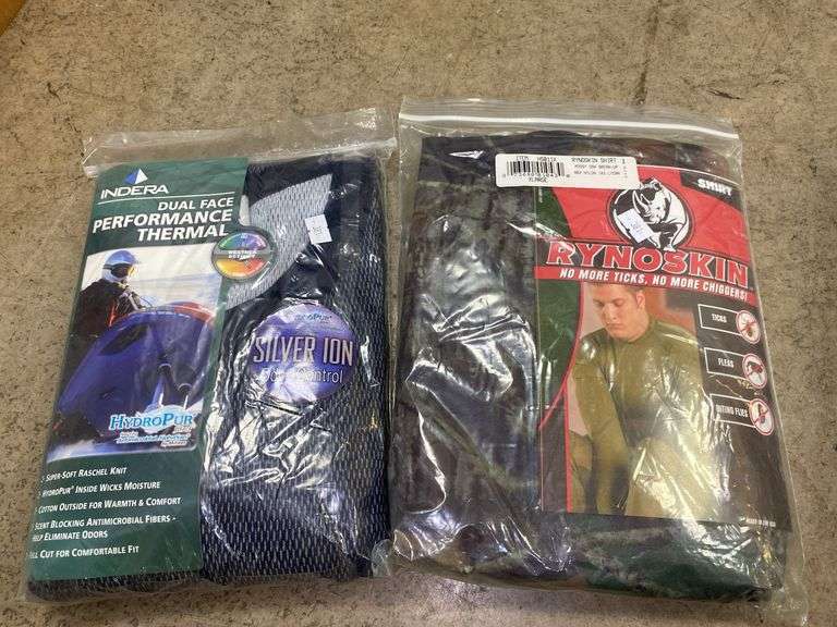 Rynoskin XL Shirt, Indera Thermal Shirt and Two 2XL Super Heavyweight ...