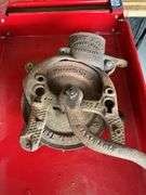 Cast iron Black Hawk corn sheller - Hurley Real Estate & Auctions