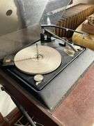 Vintage Zenith stereo turntable/radio on stand w/ speakers, and 45rpm ...