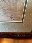 George Losch limited edition print, covered bridge, 138/750, framed ...