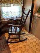 Paint decorated rocking chair - Hurley Real Estate & Auctions
