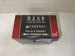 Box of Federal Field and Target 12 gauge 2 3/4" shells - Hurley Real ...
