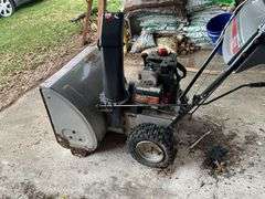 White Products Snow Boss snow blower - Hurley Real Estate & Auctions