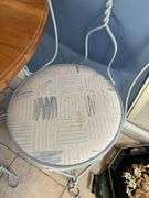 Wire ice cream parlor table and two chairs 27.5x27.5x29 - Hurley Real ...