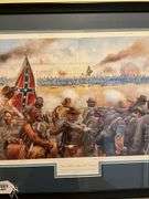 Framed 28th Massachusetts “Never Were Men So Brave” The Stone Wall ...