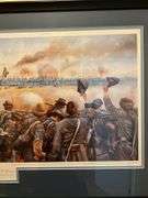 Framed 28th Massachusetts “Never Were Men So Brave” The Stone Wall ...