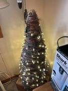 Grape vine tree w/ string lights - Hurley Real Estate & Auctions