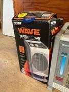 Wave heater/fan in box, Marvin electric heater - Hurley Real Estate ...