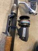 Shakespeare rod with Penn 103 reel and unmarked rod with Swift 600/F ...