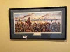 Framed 28th Massachusetts “Never Were Men So Brave” The Stone Wall ...