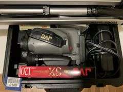 JVC video camera w/ tripod, in case - Hurley Real Estate & Auctions