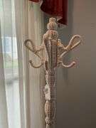 White wicker clothes tree - Hurley Real Estate & Auctions