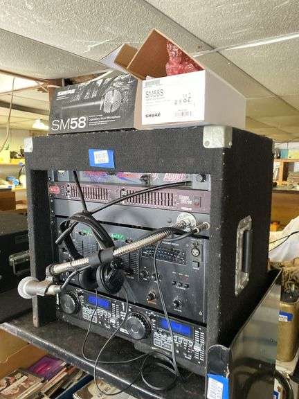 Gemini PMX 1000 PreAmp Mixer DUAL EQ-15, SHURE SM58 Legendary Vocal ...