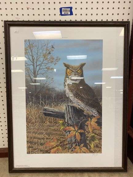 The Night Watchman #309/600 by Randy Zigo - Hurley Real Estate & Auctions