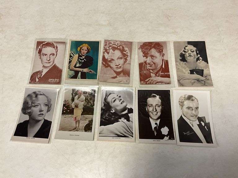 Early movie star postcards - Hurley Real Estate & Auctions