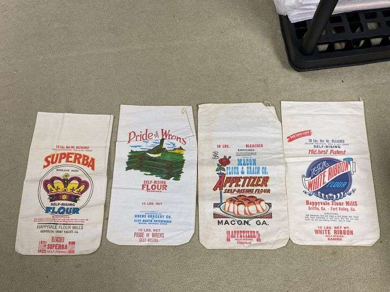 Printed advertising sacks - Hurley Real Estate & Auctions