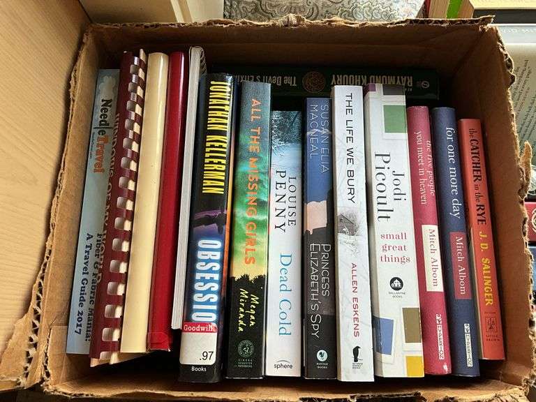 Boxes of books: novels, Serendipity Books, misc - Hurley Real Estate ...