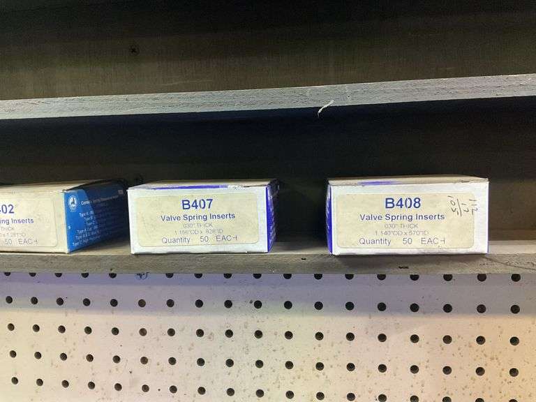 Lot of valve spring inserts - Hurley Real Estate & Auctions