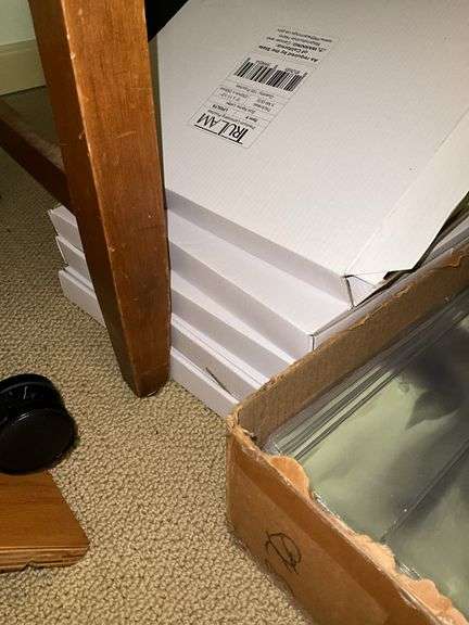 Protective plastic slips, mat board, misc - Hurley Real Estate & Auctions