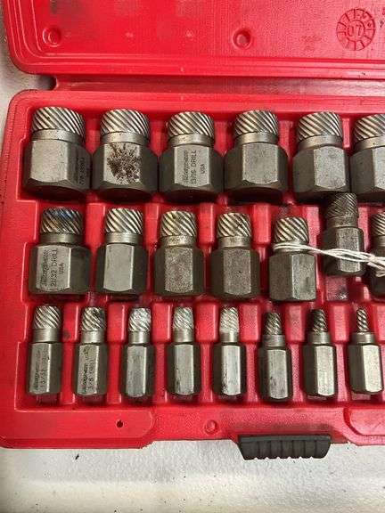 Snap-On REX25B 25 piece screw extractor set - Hurley Real Estate & Auctions