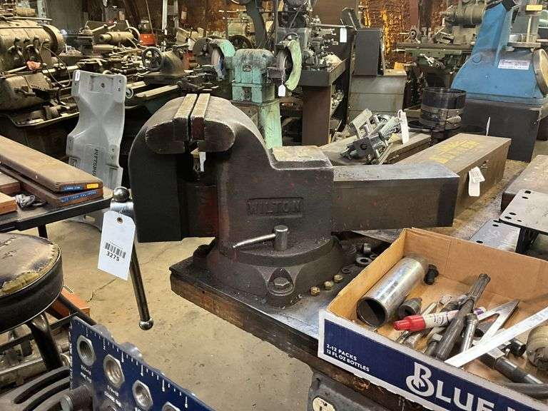 Wilton Bench Vise, bring tools to remove. - Hurley Real Estate & Auctions