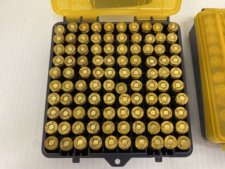 Two Plano cases of 9mm Luger - one partial - Hurley Real Estate & Auctions