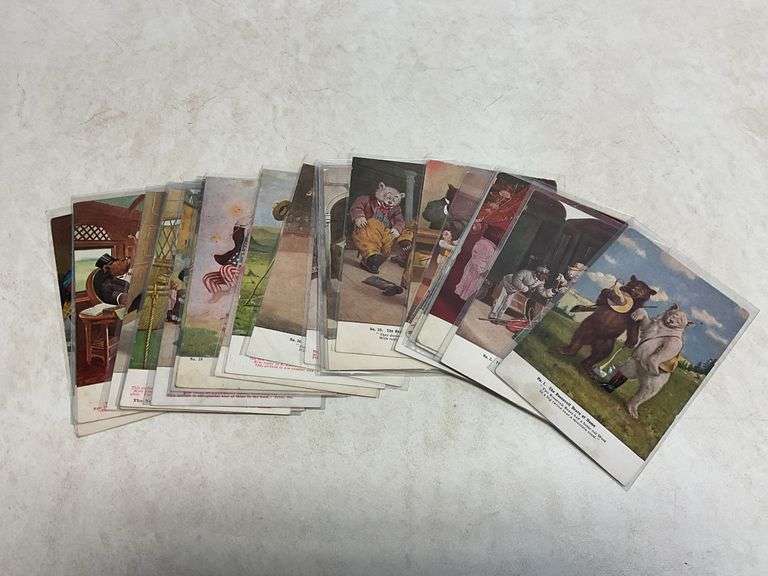 The Roosevelt Bears postcards lot - Hurley Real Estate & Auctions