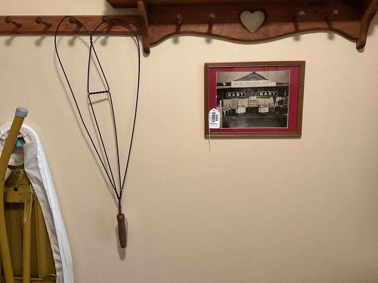 Wire rug beater, washing machine display photo - Hurley Real Estate ...