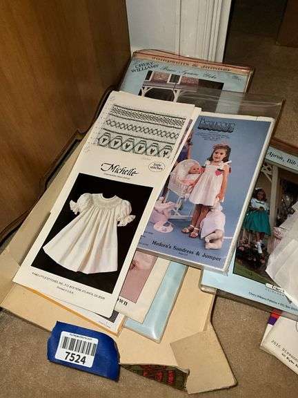 Children's clothing sewing patterns, misc - Hurley Real Estate & Auctions