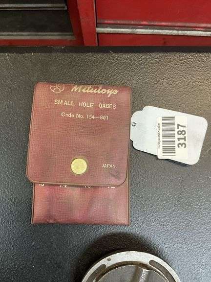 Mitutoyo small hole gage set w/ pouch - Hurley Real Estate & Auctions