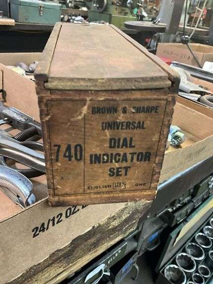 Brown & Sharpe no. 740 dial indicator set - Hurley Real Estate & Auctions